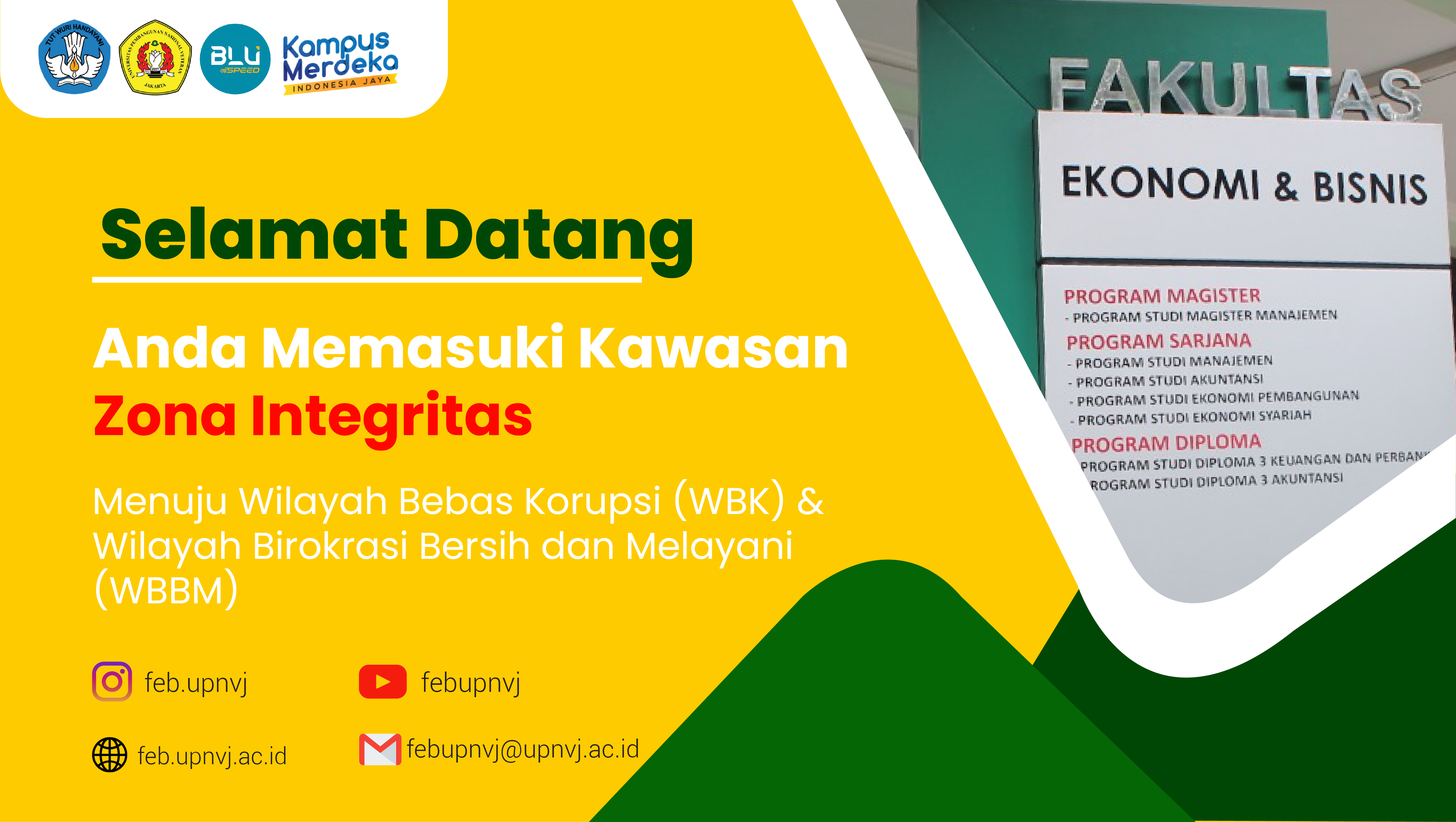 Zona Integritas - Fakultas Ekonomi dan Bisnis
